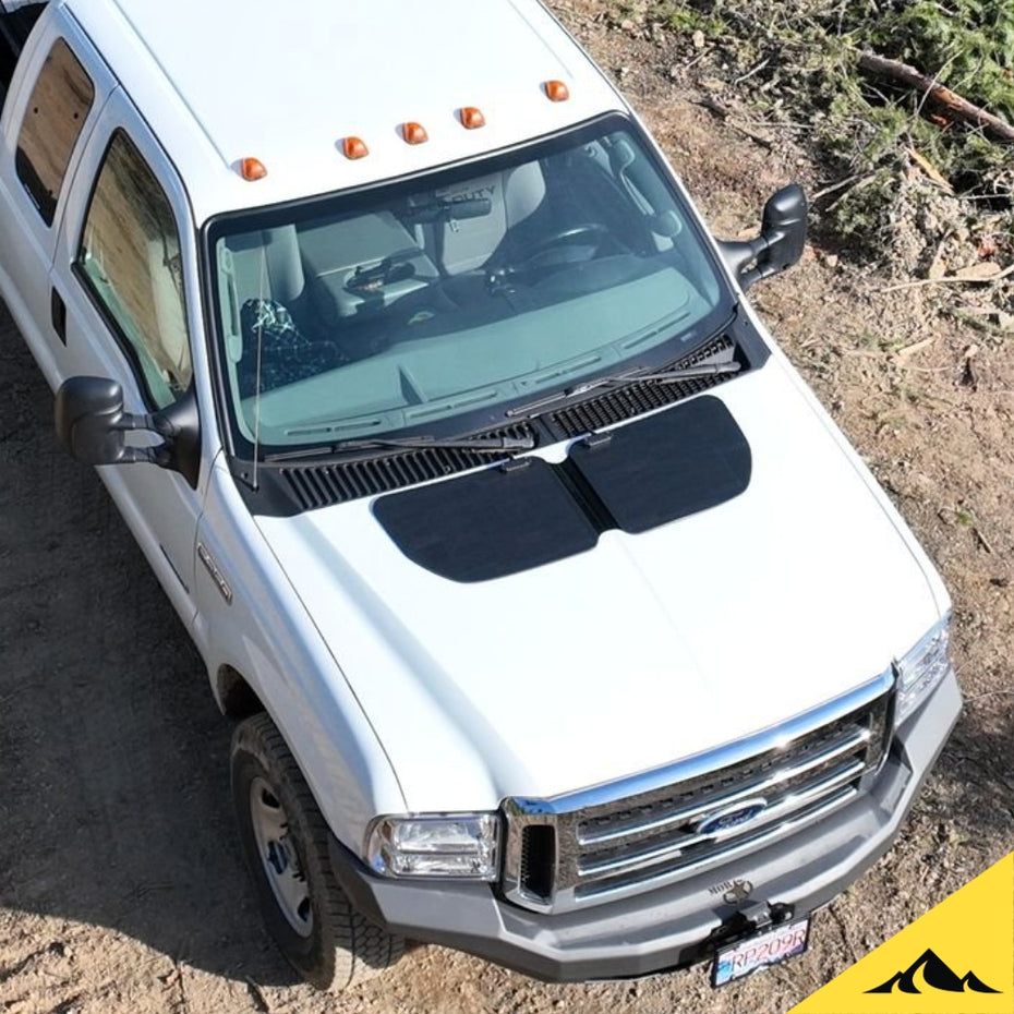 Ford Super Duty Hood Solar Panel (1999-2007) | Cascadia 4x4 | Cascadia ...