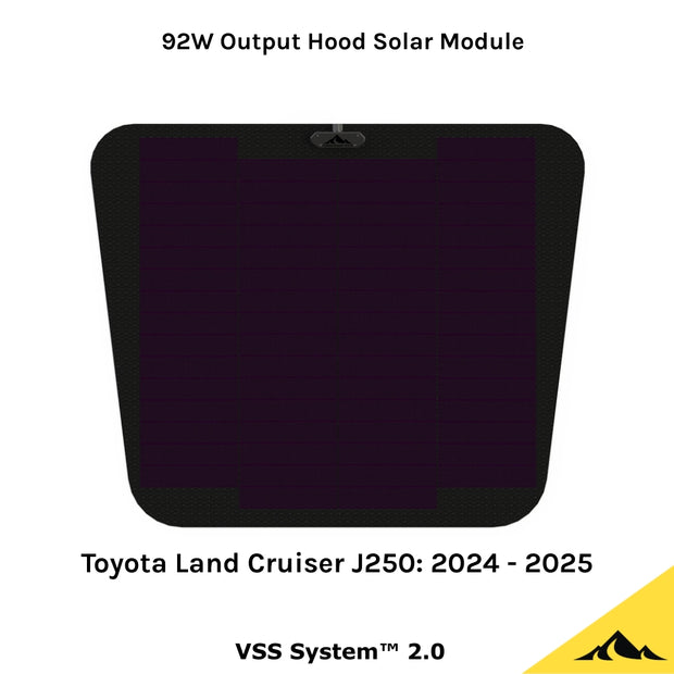 Toyota Land Cruiser J250 Hood / Bonnet Solar Panel (2024-2025) | Prado ...